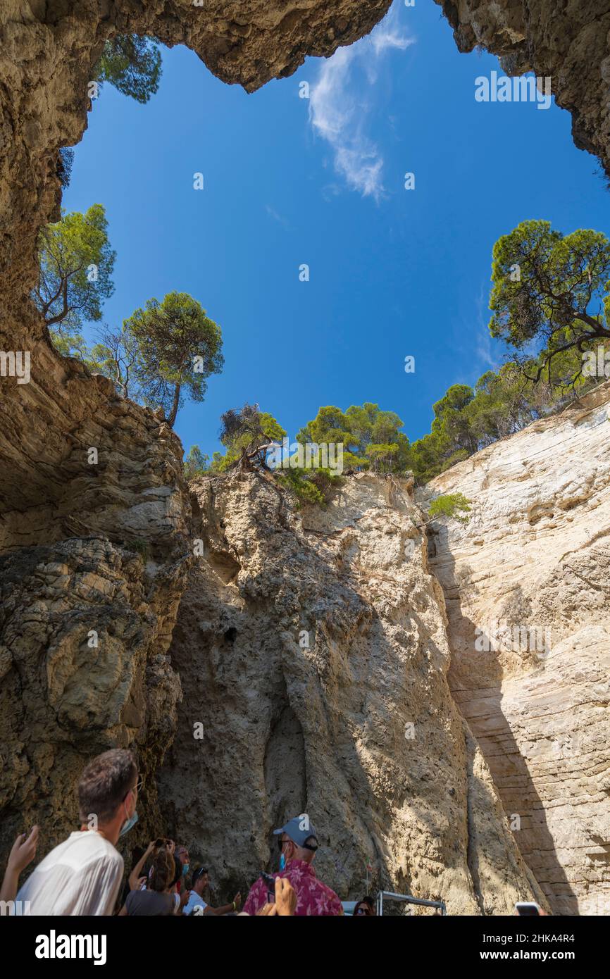 Gargano National Park, Visit to the Caves, Small Broken Cave, Vieste ...