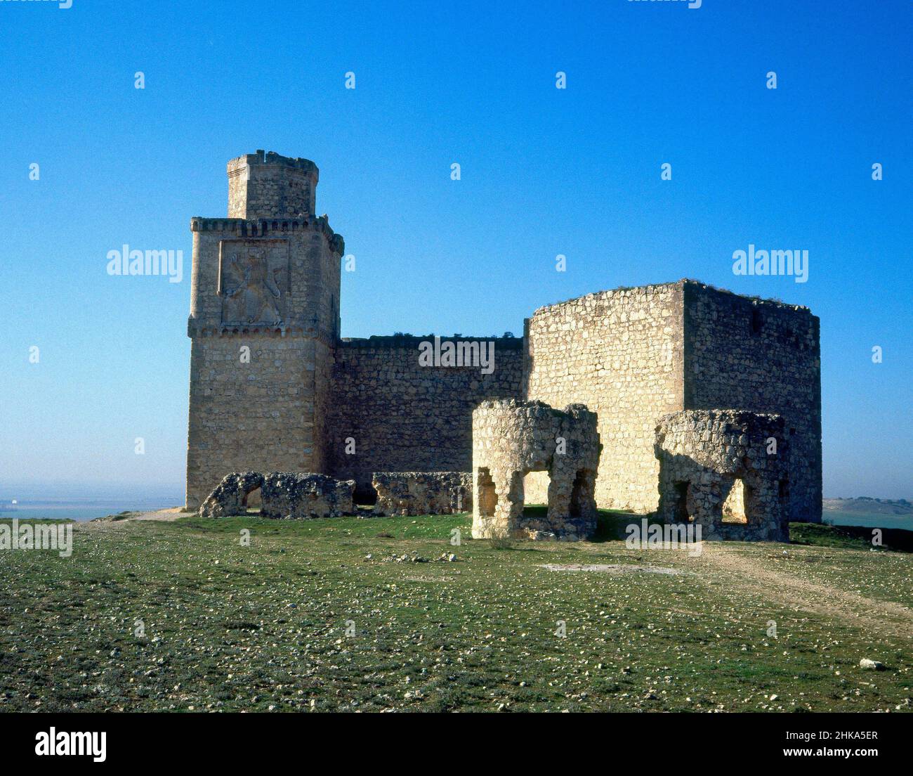 EXTERIOR-VISTA DE LA FORTALEZA - FOTO AÑOS 90. Location: CASTILLO ...