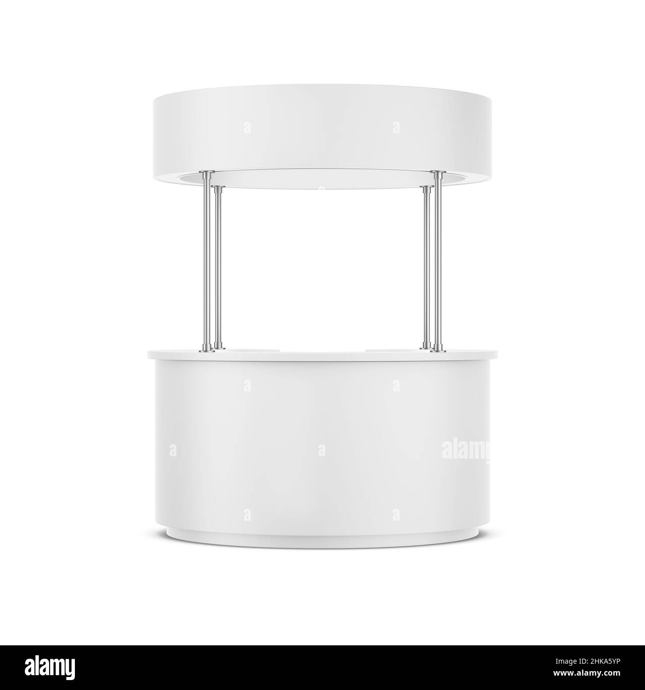 Promo Exhibition Display Stand Mockup 3D Rendering Stock Photo - Alamy