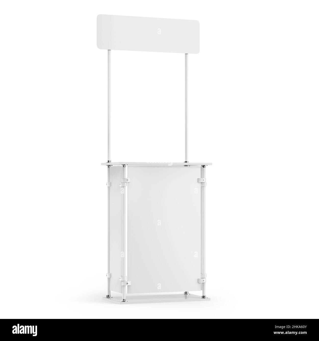 Promo Exhibition Display Stand Mockup 3D Rendering Stock Photo - Alamy