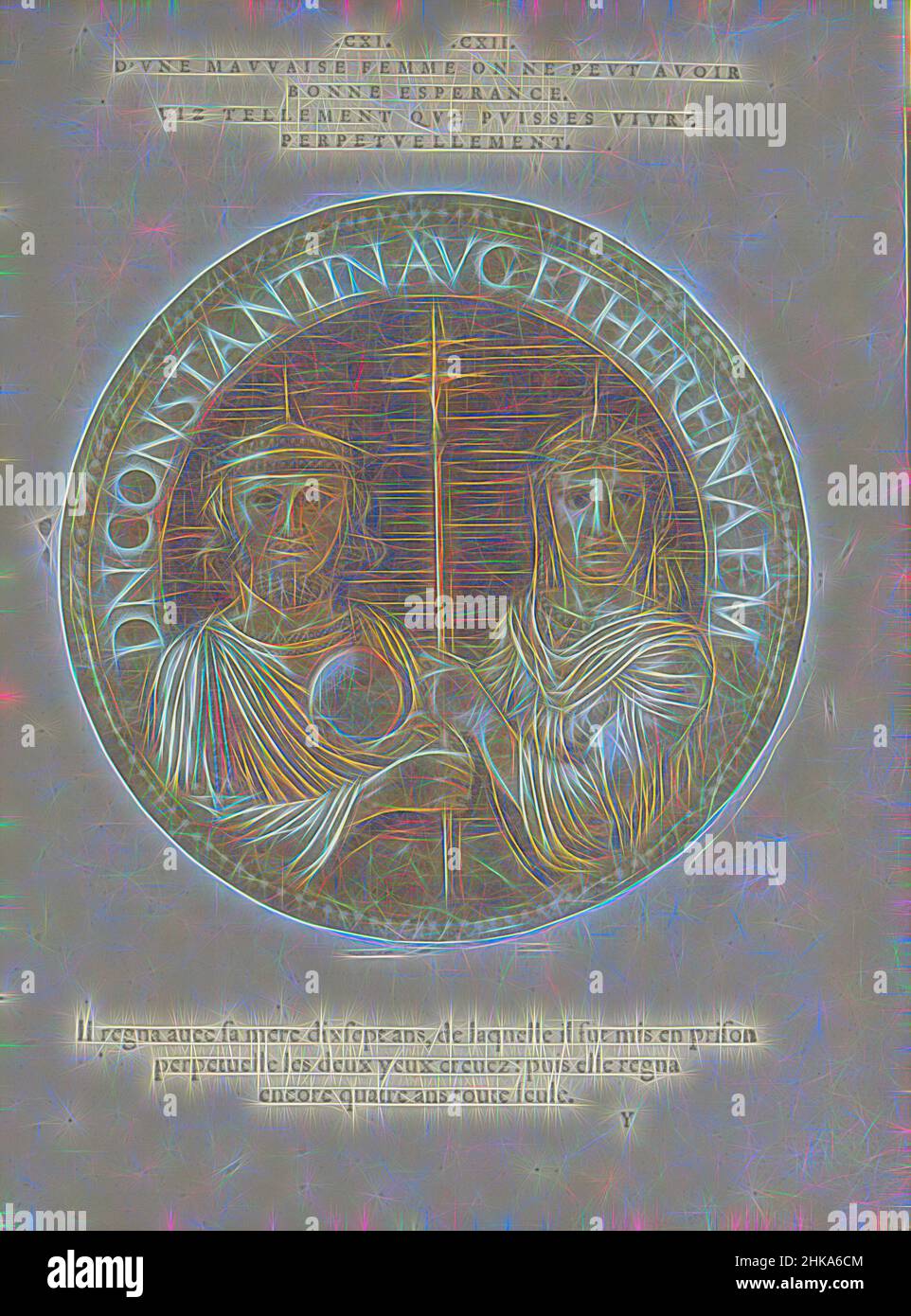 Inspired by Portrait of Emperor Constantine VI with his mother Empress ...