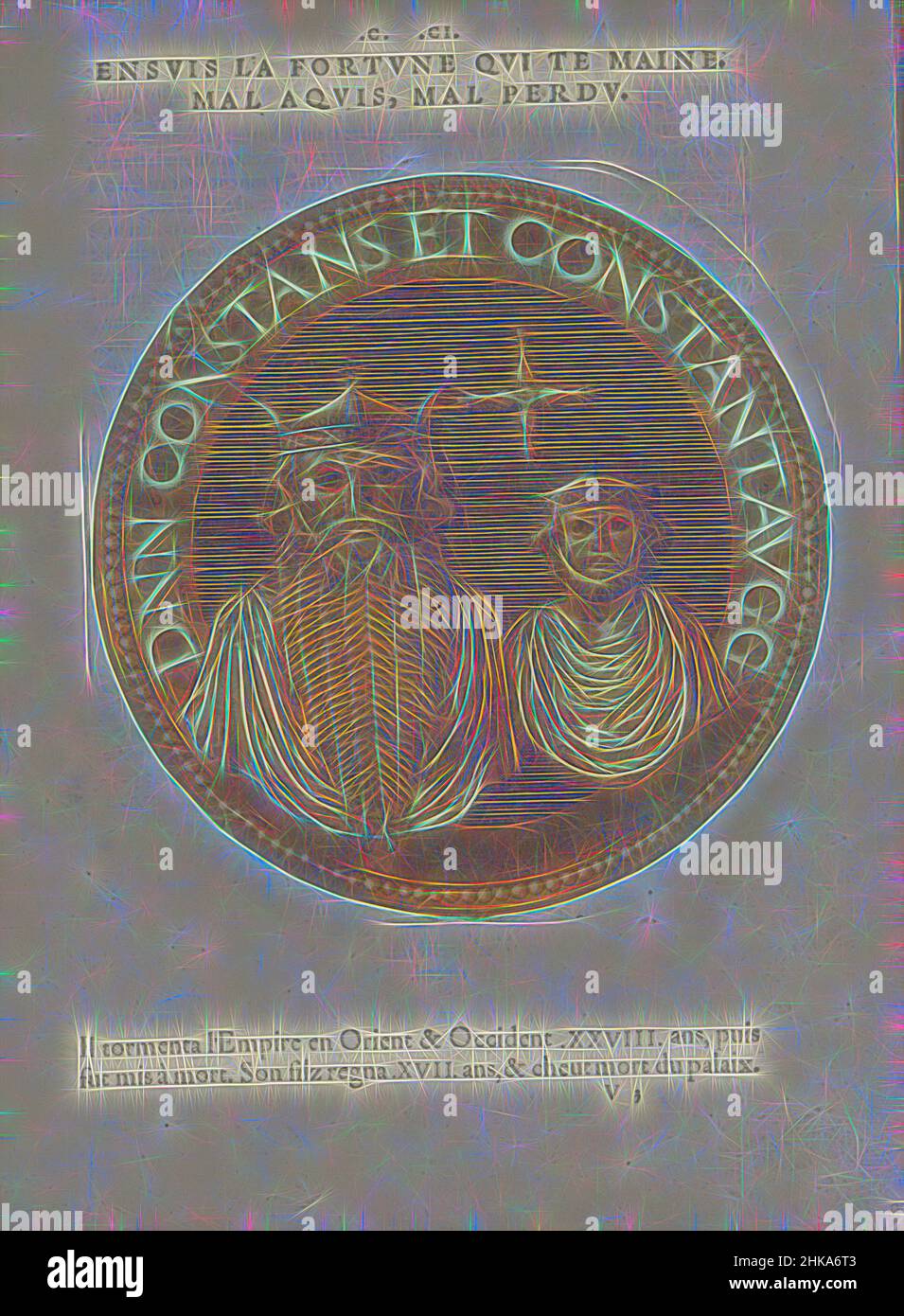 Inspired by Portraits of Emperor Constantine III and his son Constans ...