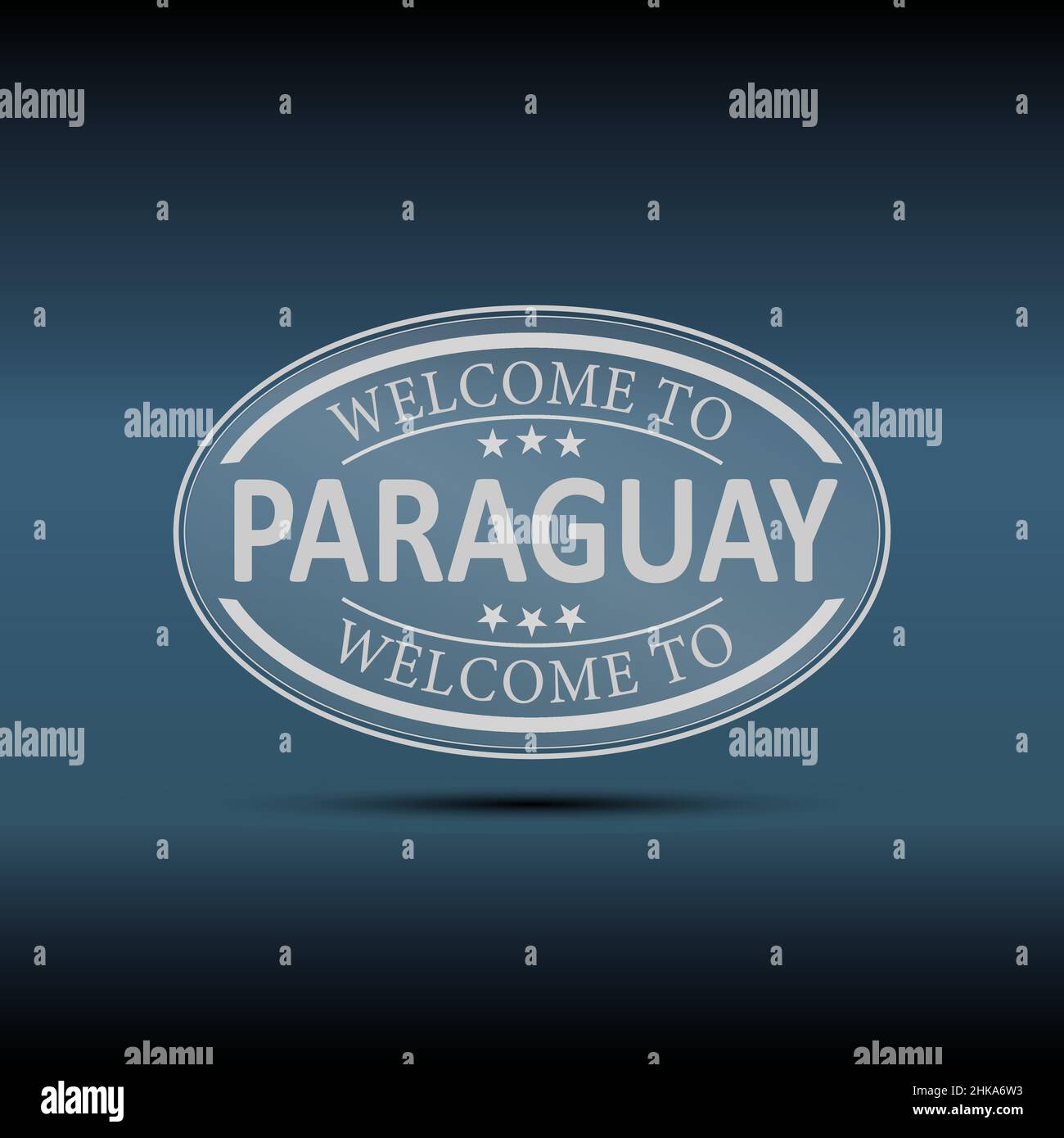 welcome to Paraguay. vector illustration. Suitable for greeting card ...