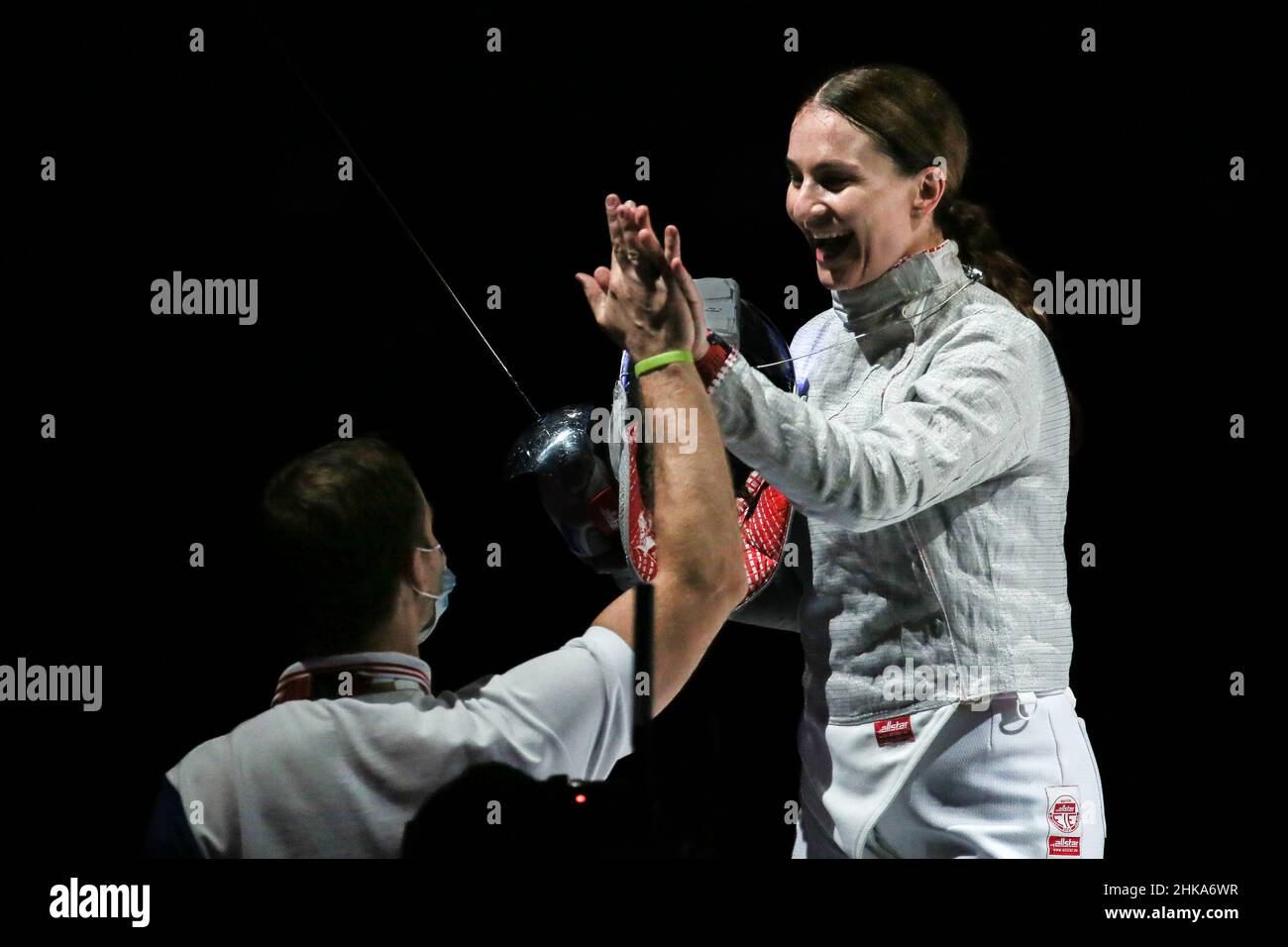 JULY 26th, 2021 - CHIBA, JAPAN: Sofya Velikaya of Russia reacts to ...