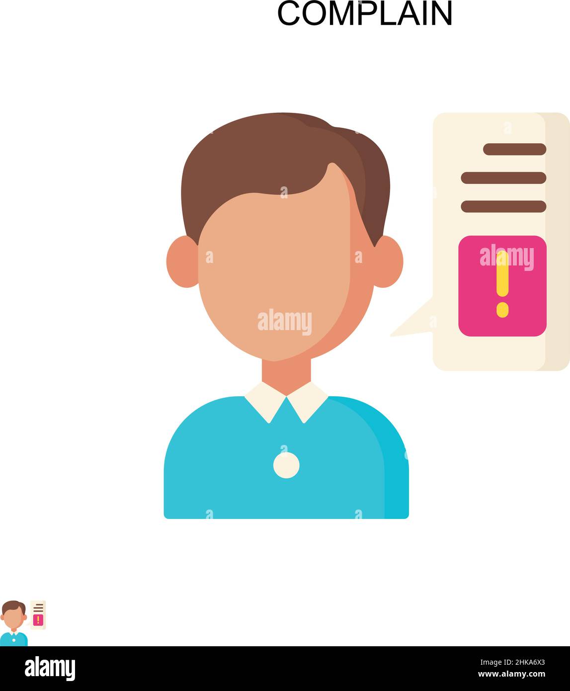 Cartoon man complaint hi-res stock photography and images - Alamy