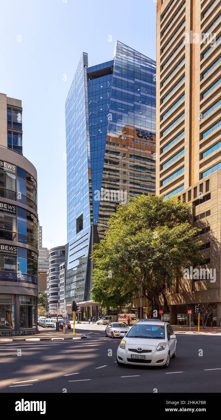 35 Lower Long St office tower in downtown Cape Town, South Africa Stock ...