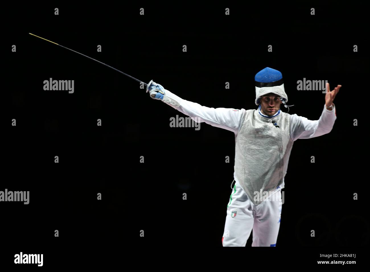 JULY 26th, 2021 - CHIBA, JAPAN: Daniele Garozzo of Italy reacts during ...