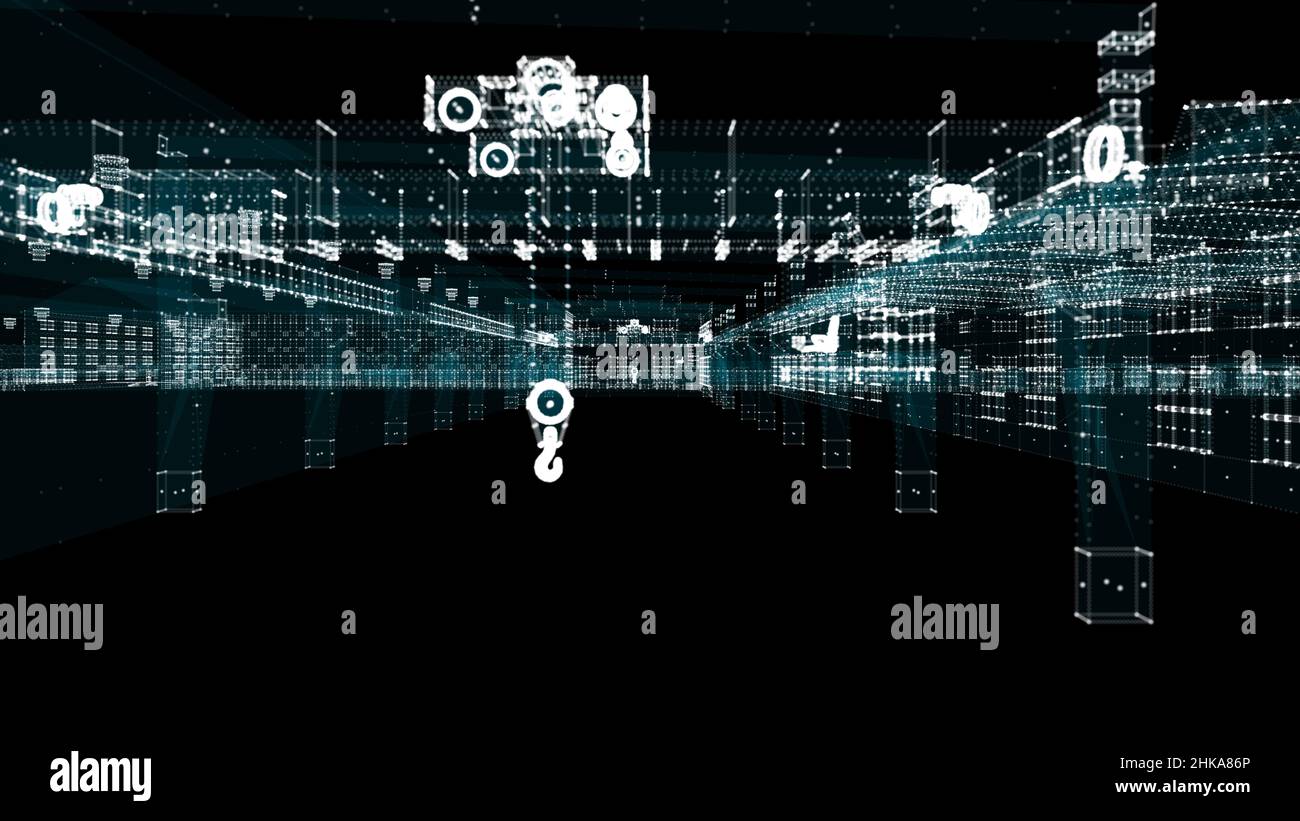 Industrial technology concept. Industry 4.0 Stock Photo - Alamy