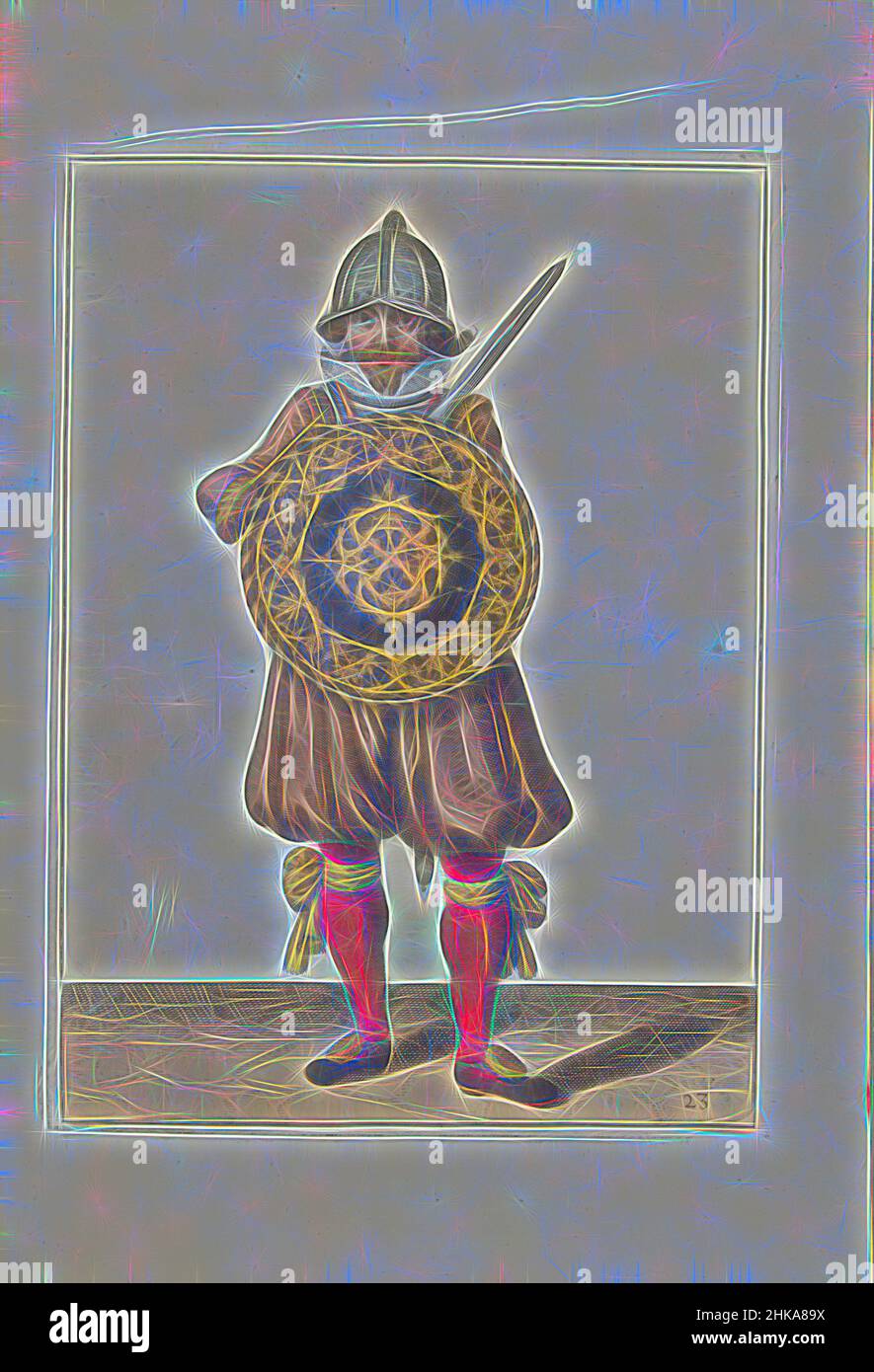 Inspired by The exercise with shield and spear: the soldier standing at ...