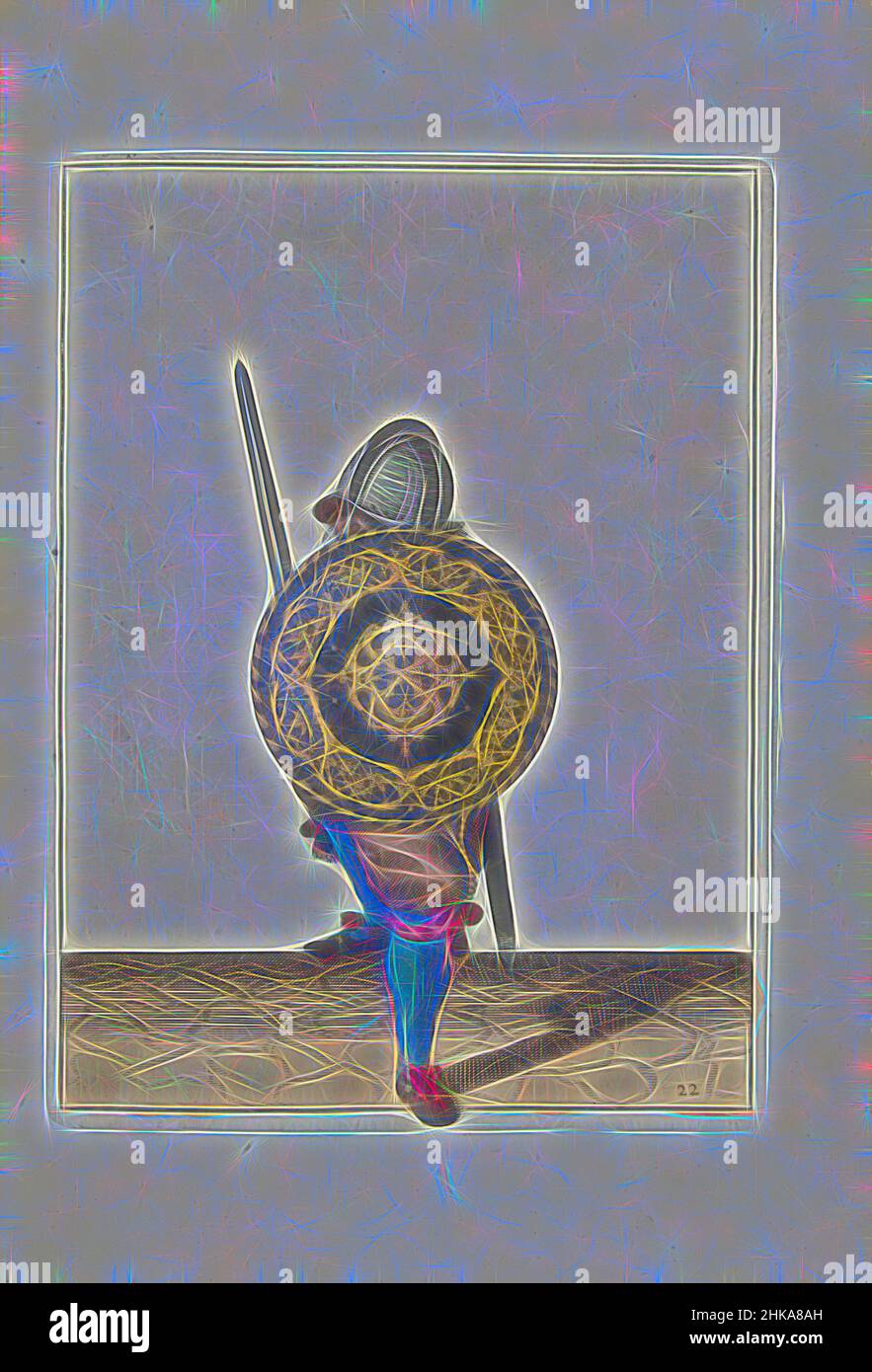 Inspired by The exercise with shield and spear: the soldier in a ...