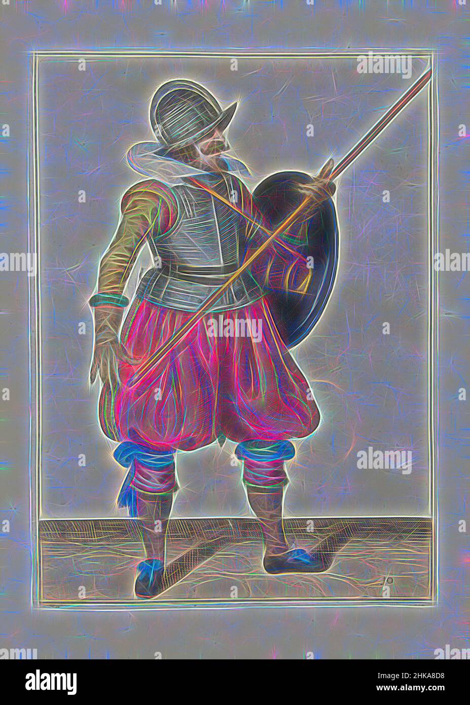 Inspired by The exercise with shield and spear: the soldier at three ...