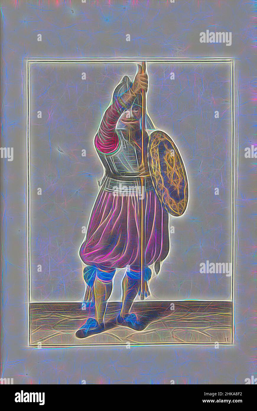 Inspired by The exercise with shield and spear: the soldier at three ...