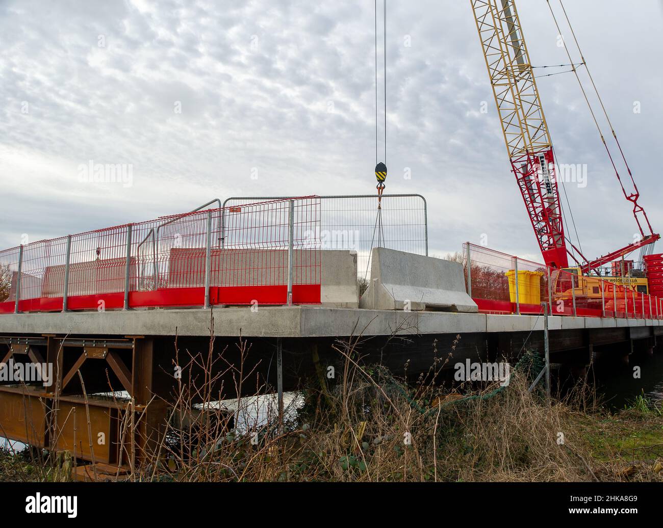 Harefield, Uxbridge, UK. 2nd February, 2022. One of the many HS2 office ...