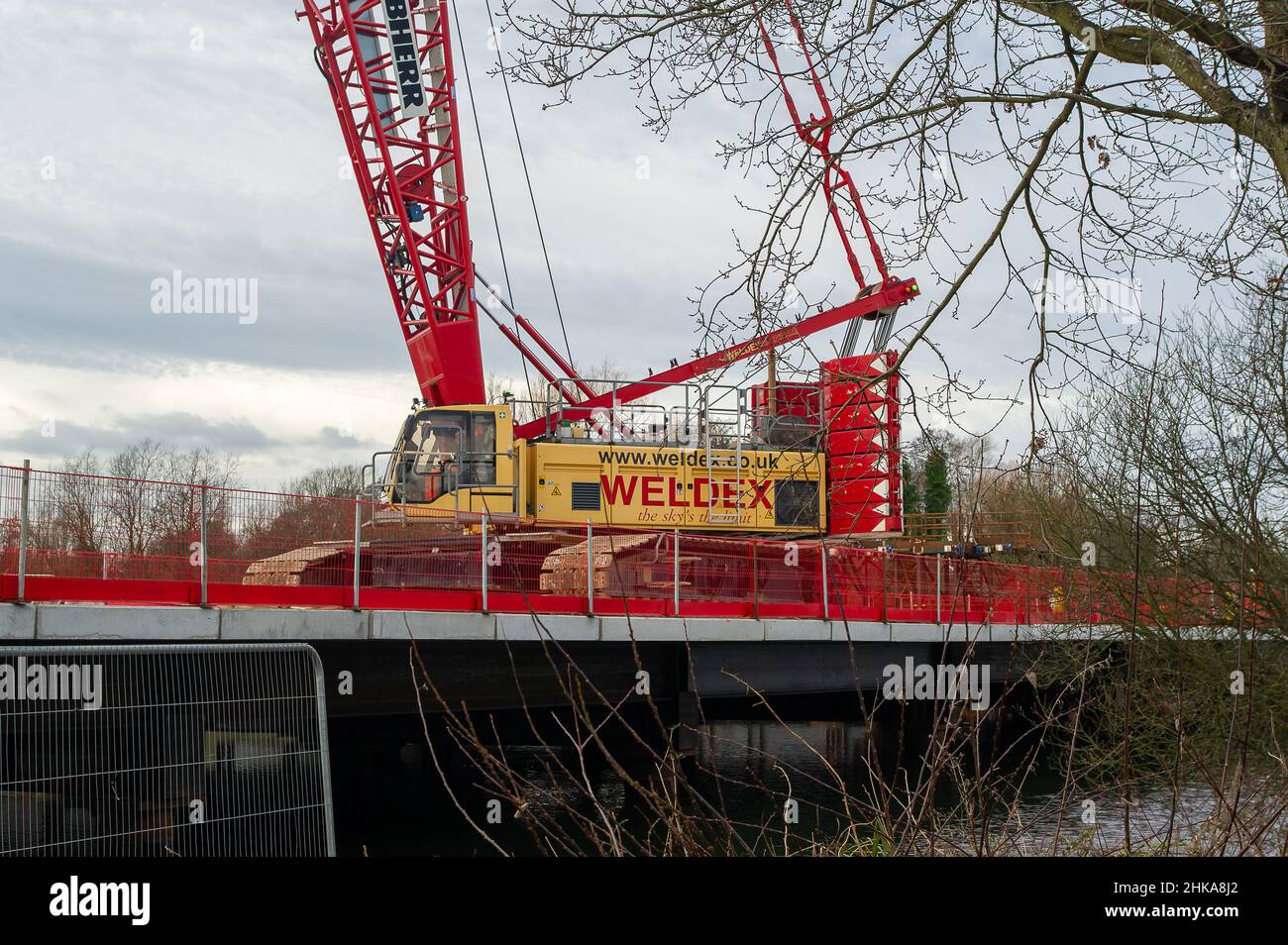 Harefield, Uxbridge, UK. 2nd February, 2022. One of the many HS2 office ...