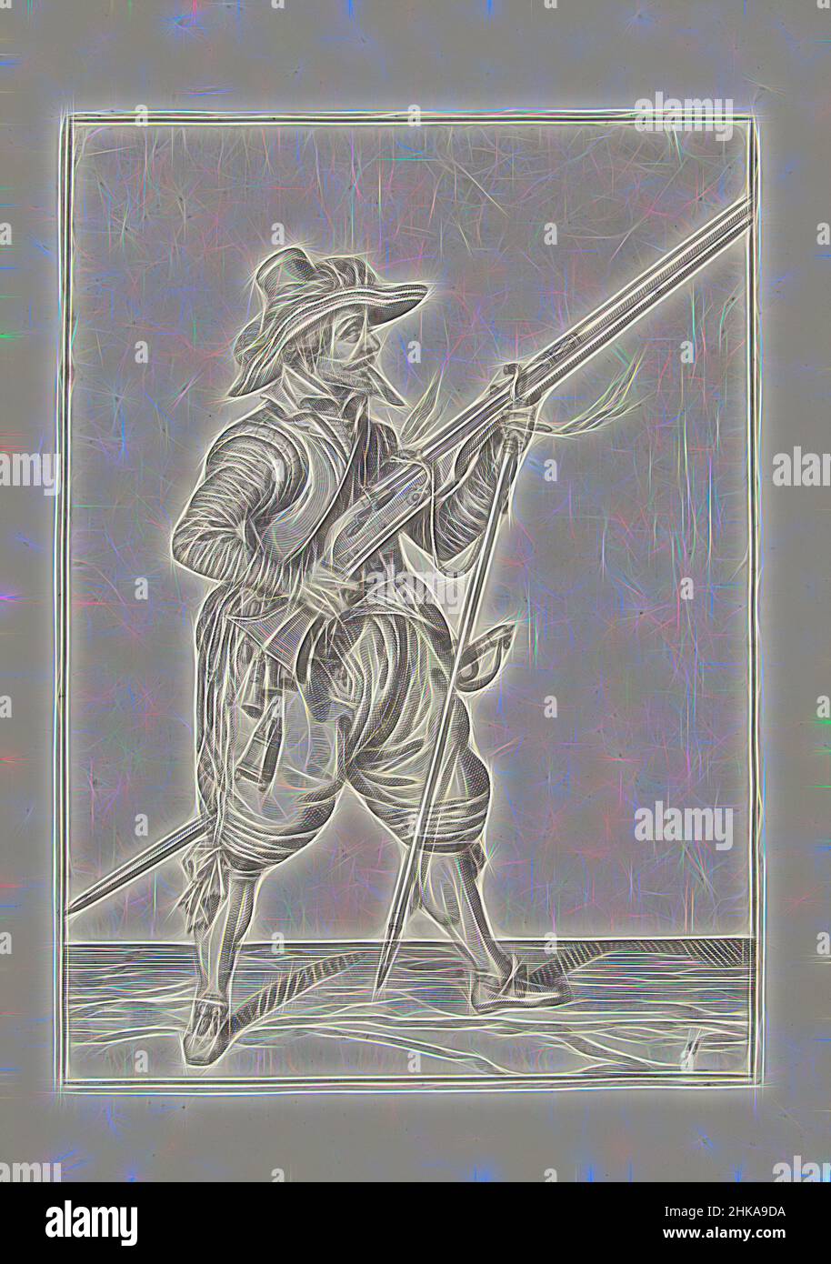 Inspired by Soldier placing his furket under his musket (no. 11), c ...