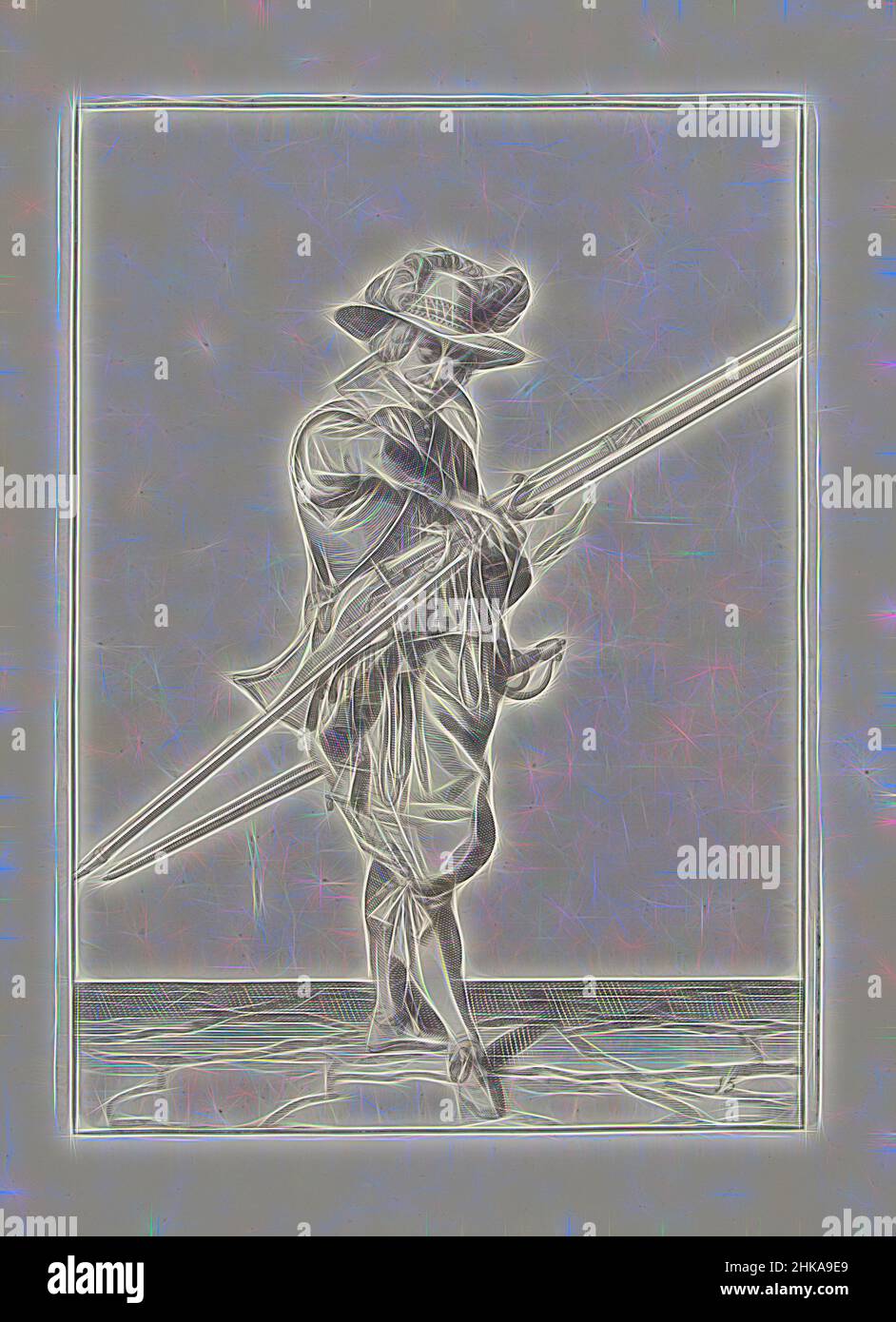 Inspired by Soldier with a musket transferring his fuse from his right ...