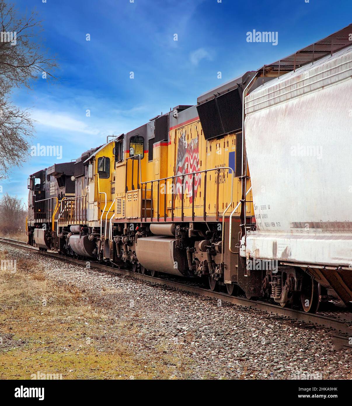 Frieght train hi-res stock photography and images - Alamy