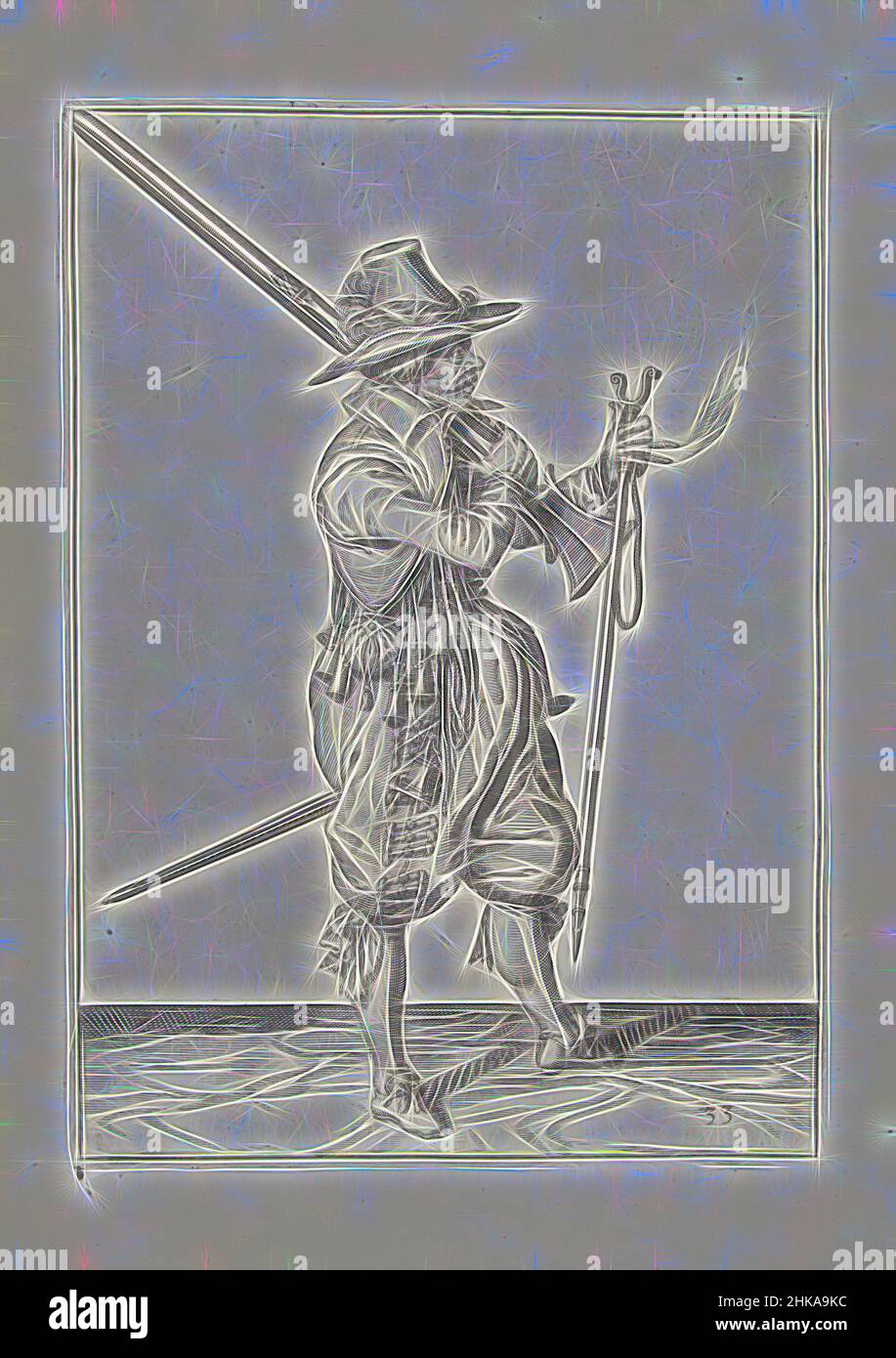 Inspired by Soldier laying his musket on his shoulder with his right ...