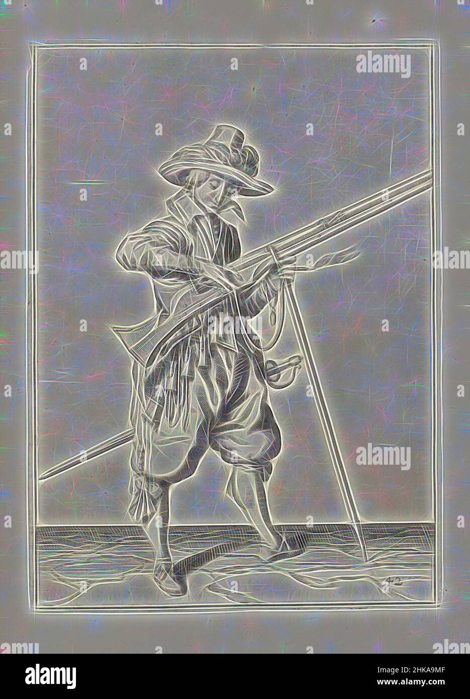 Inspired by Soldier on guard giving the fuse on the cock of his musket ...