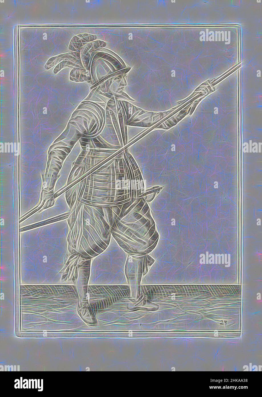 Inspired by Soldier raising his spear forward by transferring his right ...