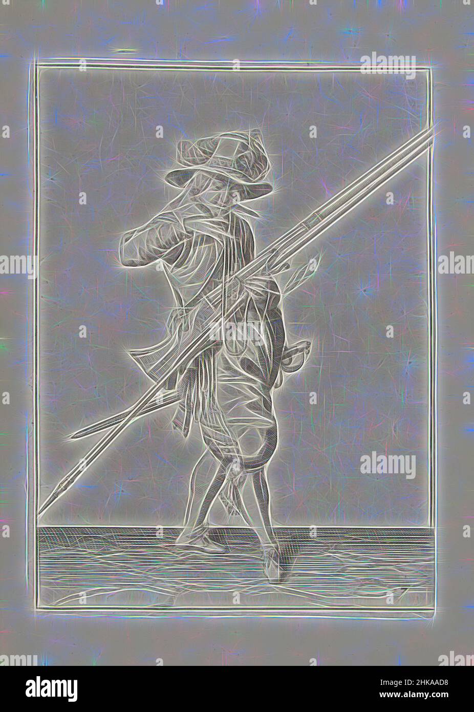 Inspired by Soldier with a musket bringing his fuse to his mouth to ...