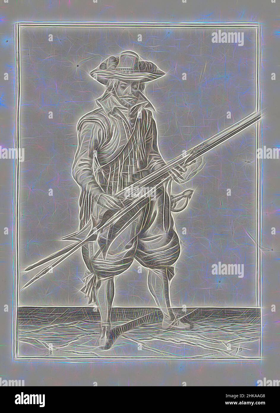 Inspired by Soldier shaking gunpowder from his musket (no. 19), c. 1600 ...