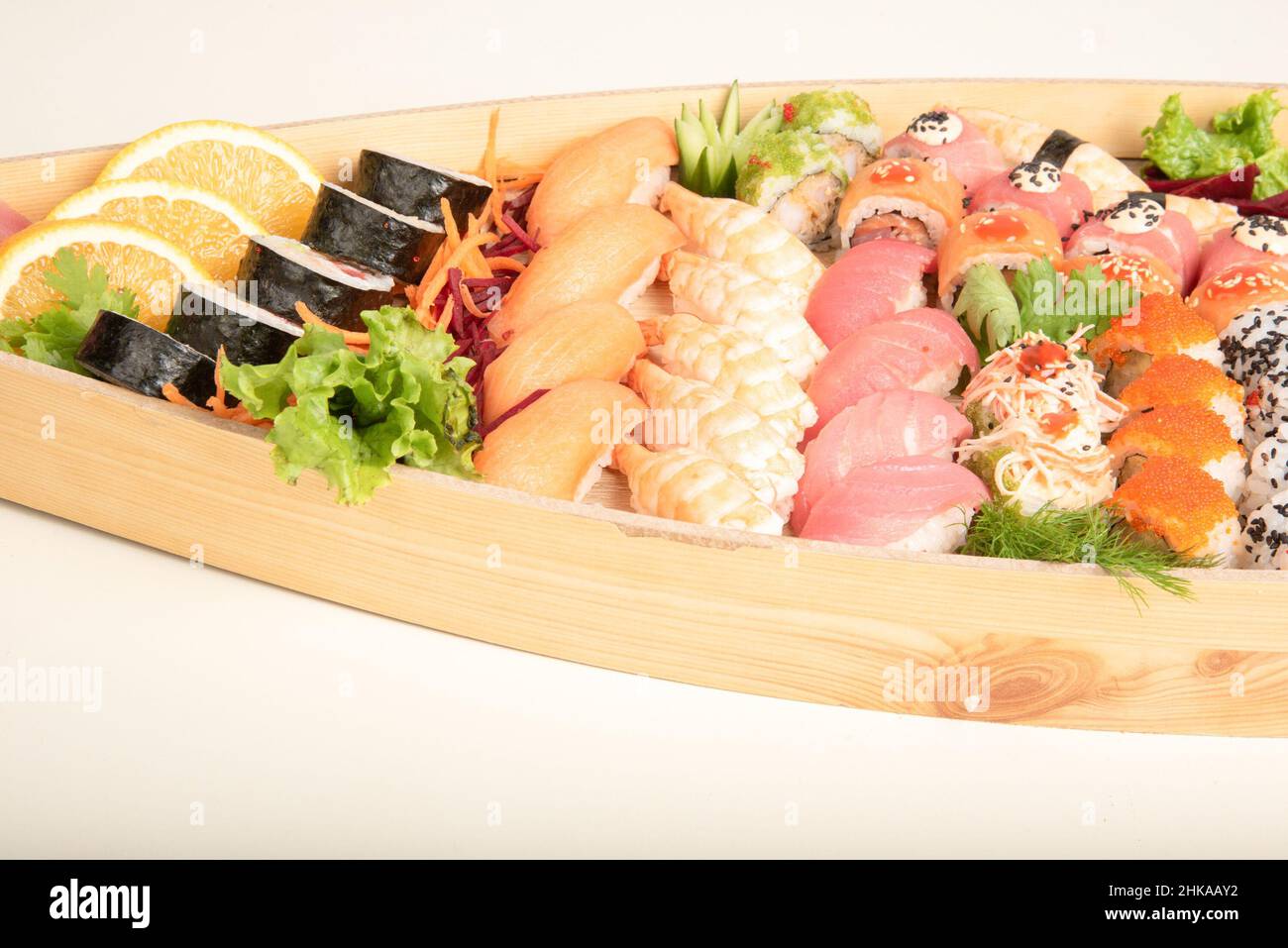 Sushi boat plates hi-res stock photography and images - Alamy