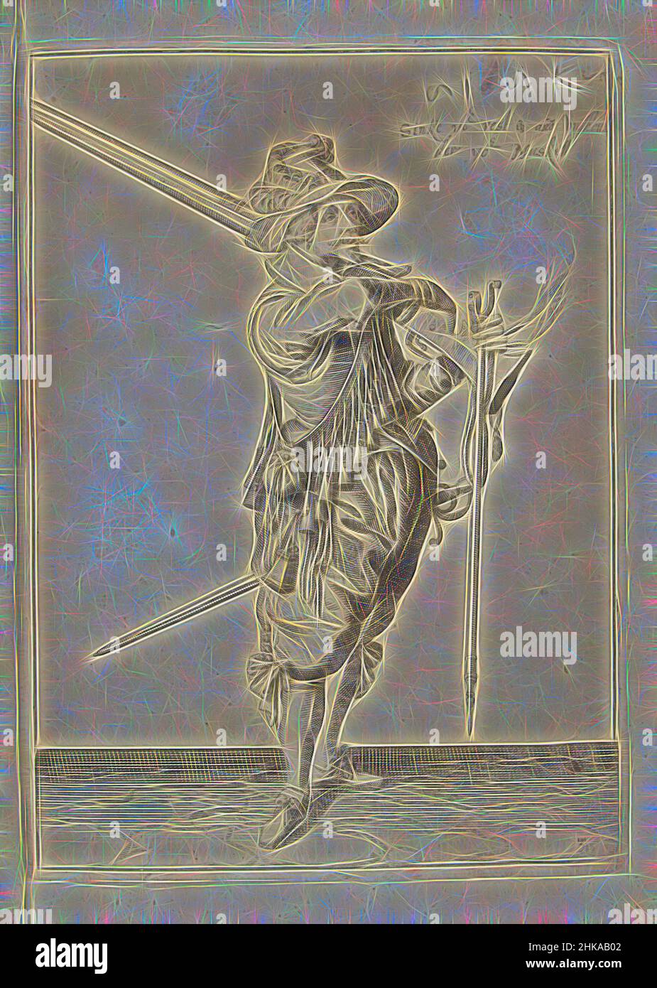 Inspired by Soldier taking his musket from his shoulder (no. 3), c ...