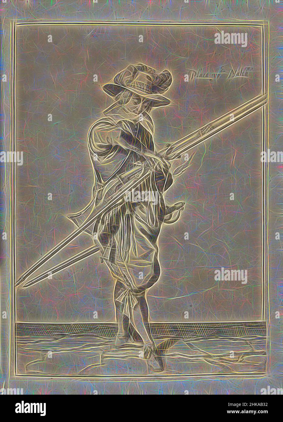 Inspired by Soldier with a musket transferring his fuse from his right ...