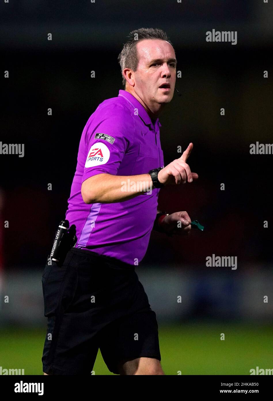 Referee carl brook hi-res stock photography and images - Alamy