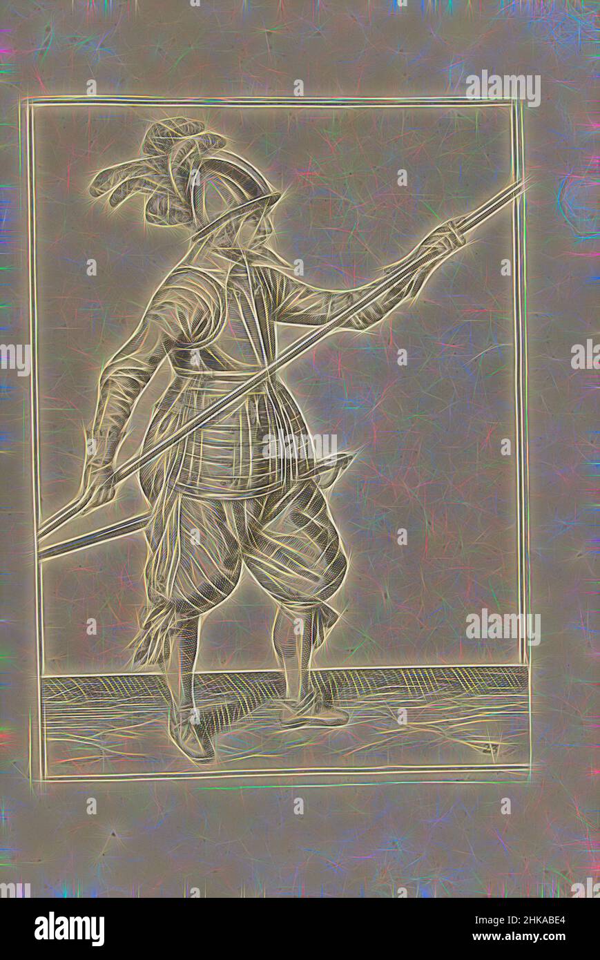 Inspired by Soldier raising his spear forward by transferring his right ...