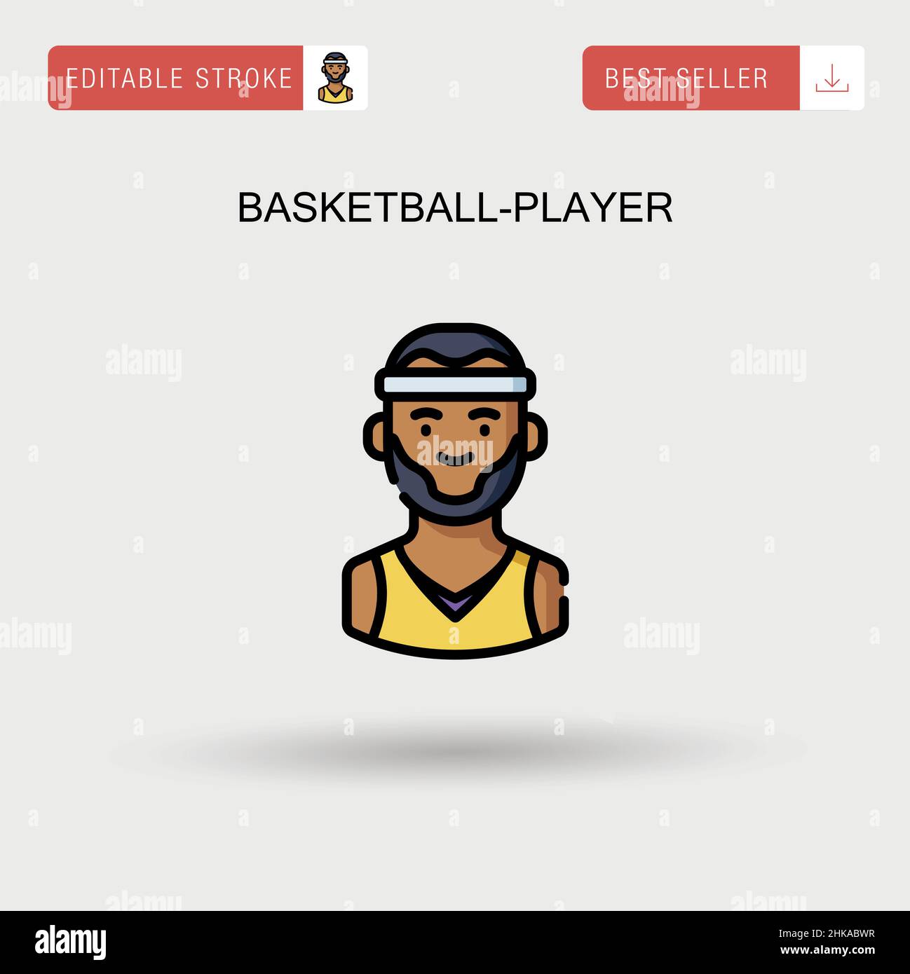 Basketball player icon hi-res stock photography and images - Alamy