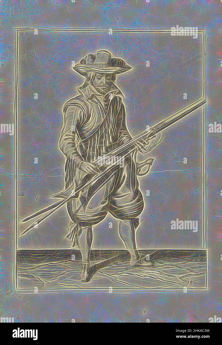 Inspired by Soldier shaking gunpowder from his musket (no. 19), c. 1600 ...