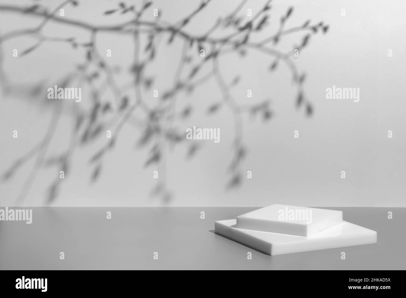 White 3d podium mockup Black and White Stock Photos & Images - Alamy