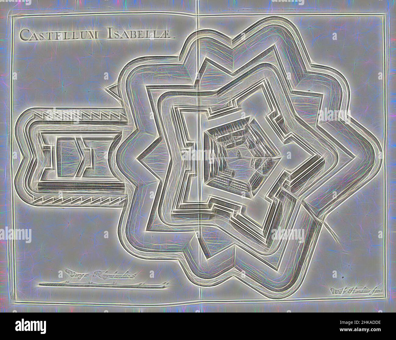 Inspired by Fort Isabella, 1629, Castellum Isabellae, Map of Fort ...