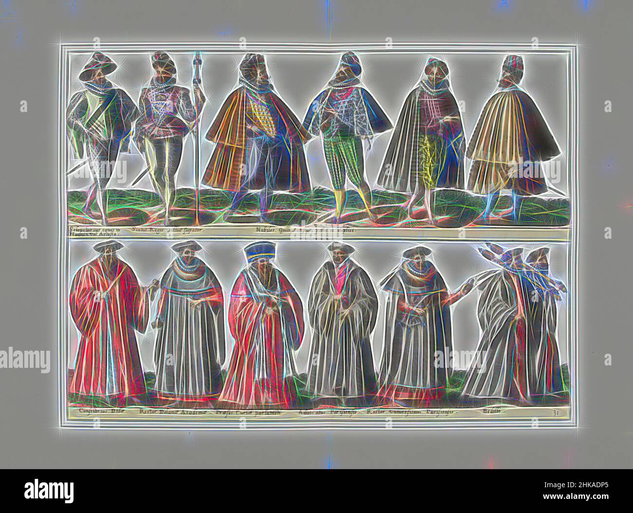 Inspired by Double plate with twelve men dressed according to French ...