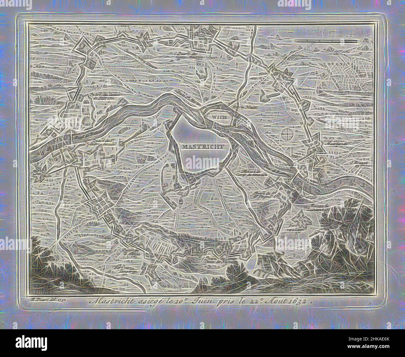 Inspired by Map of the siege of Maastricht, 1632, Mastricht asiegé le ...