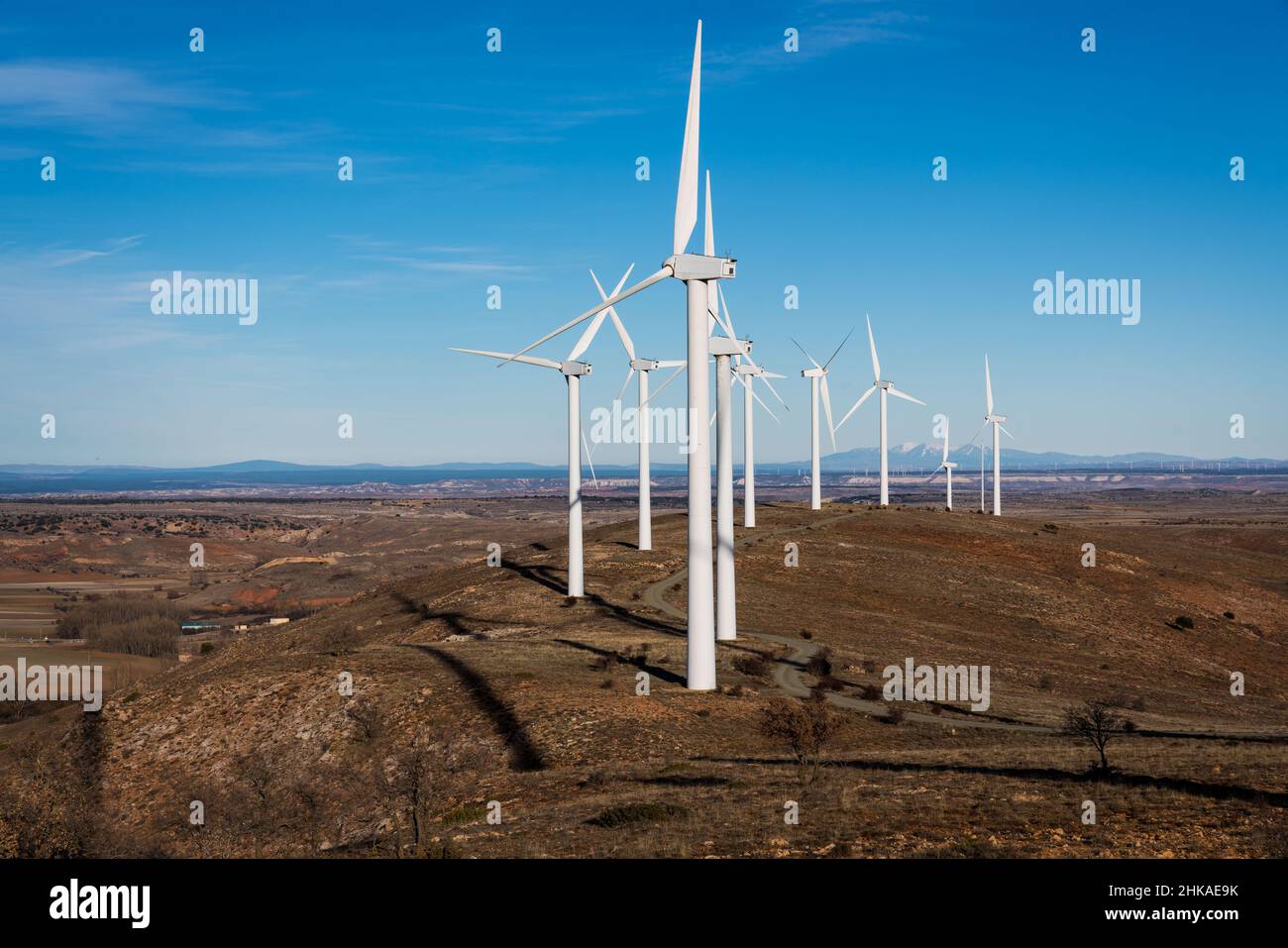 Wind Energy in Spain Stock Photo - Alamy