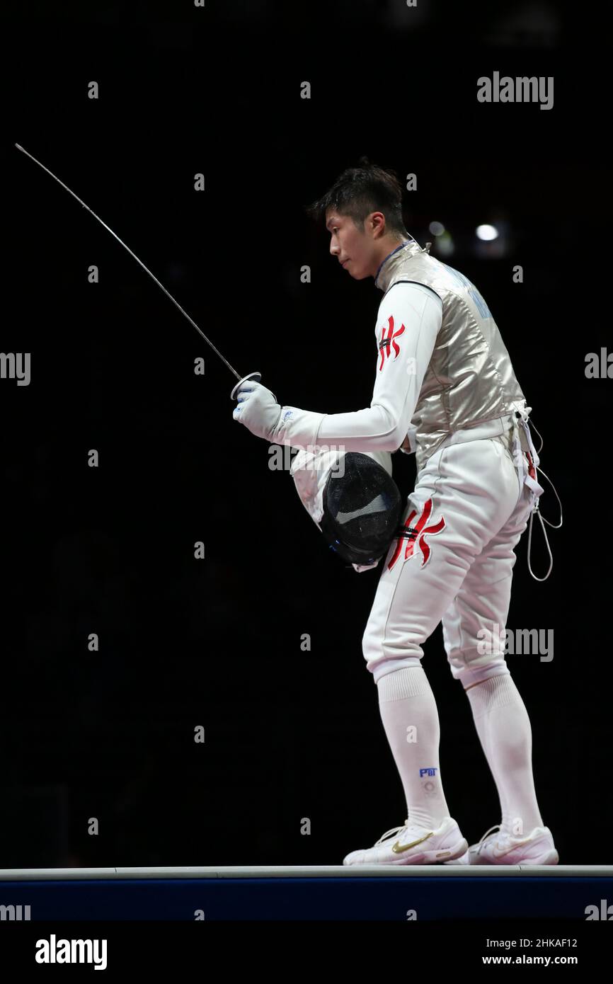 JULY 26th, 2021 - CHIBA, JAPAN: Cheung Ka-long of Hong Kong reacts to ...