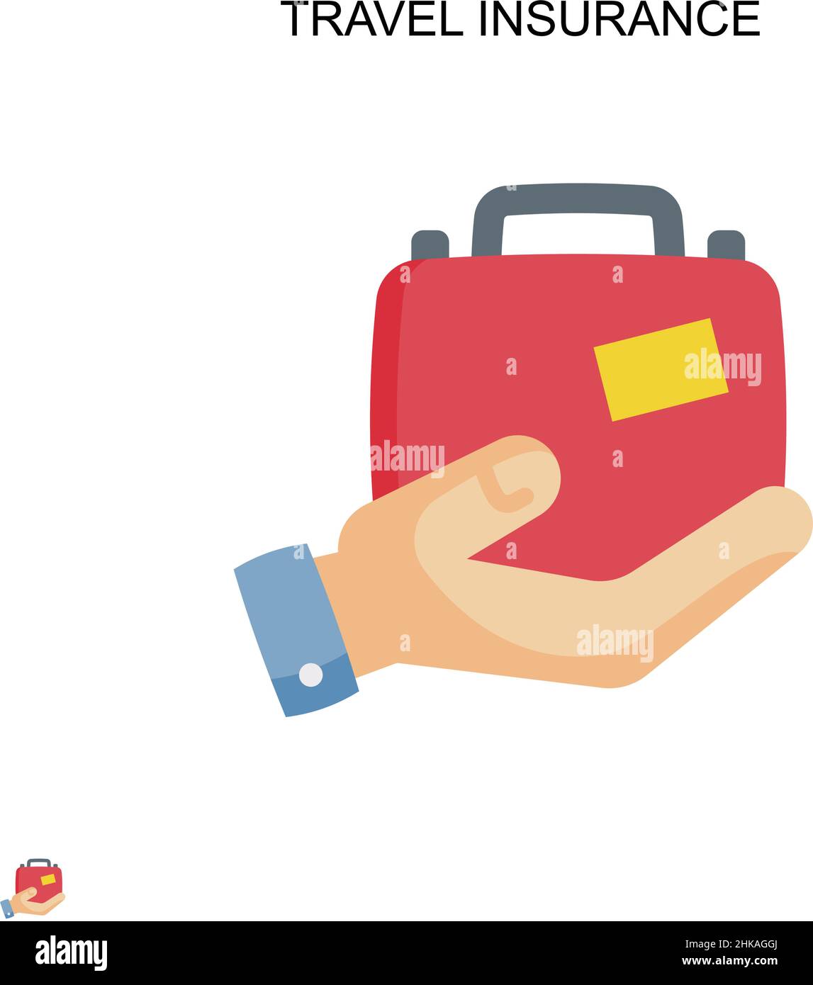 Luggage assurance Stock Vector Images - Alamy