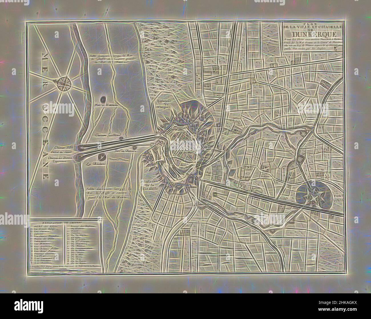 Inspired by Map of Dunkirk, 1711, Plan de la ville et citadelle de ...