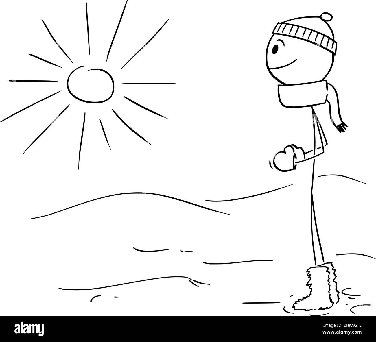 Sun snow vacation Black and White Stock Photos & Images - Alamy