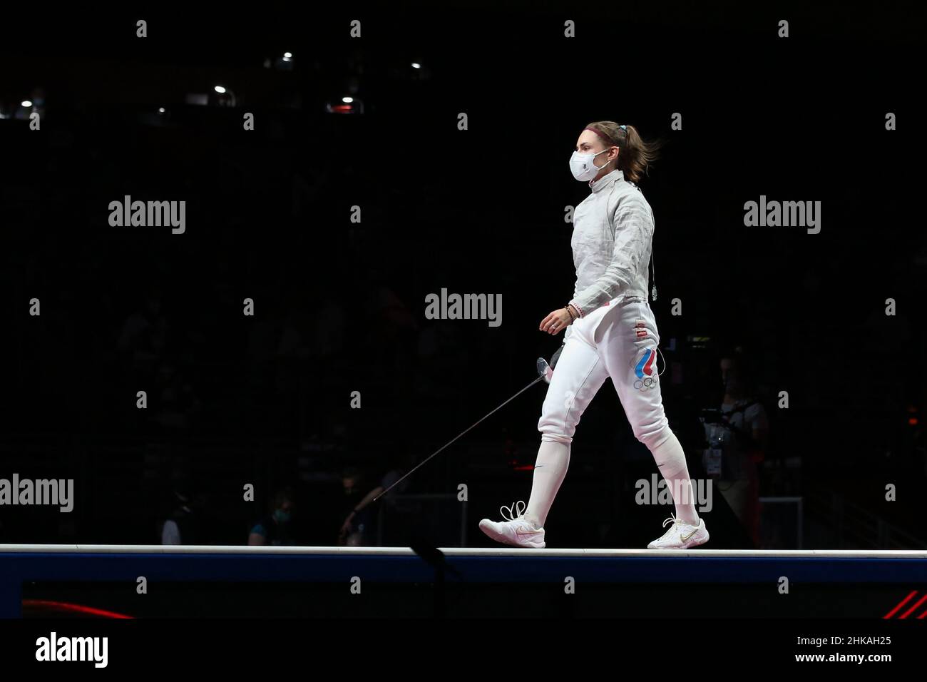 JULY 26th, 2021 - CHIBA, JAPAN: Sofia Pozdniakova of the ROC in action ...