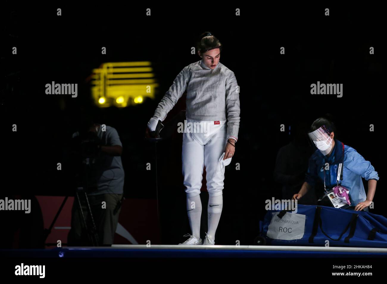 JULY 26th, 2021 - CHIBA, JAPAN: Sofia Pozdniakova of the ROC in action ...