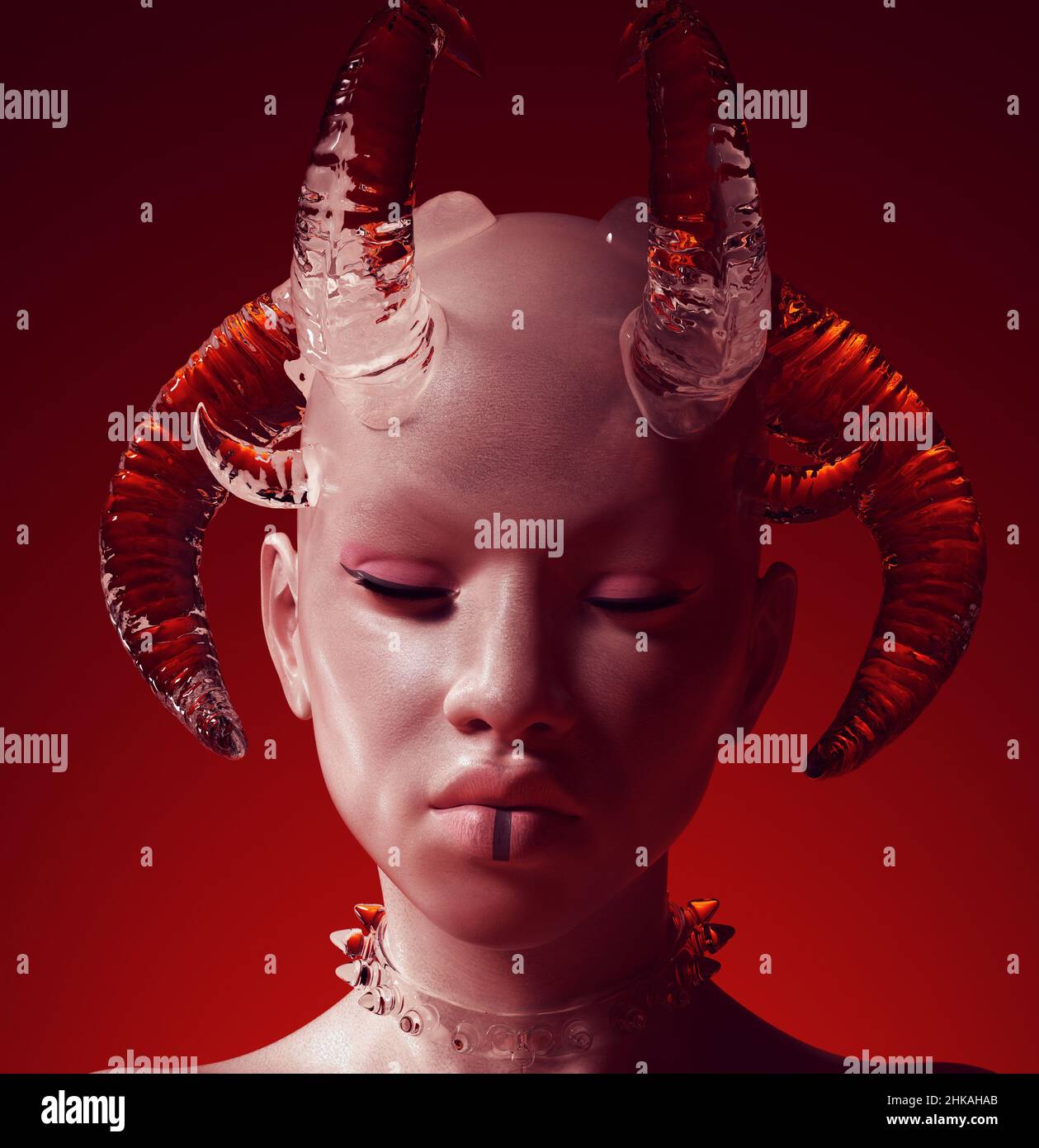 Devil woman art hi-res stock photography and images - Alamy
