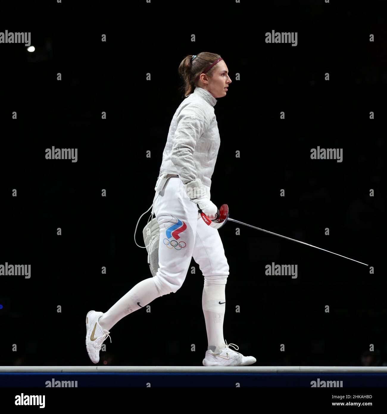 JULY 26th, 2021 - CHIBA, JAPAN: Sofia Pozdniakova of the ROC in action ...