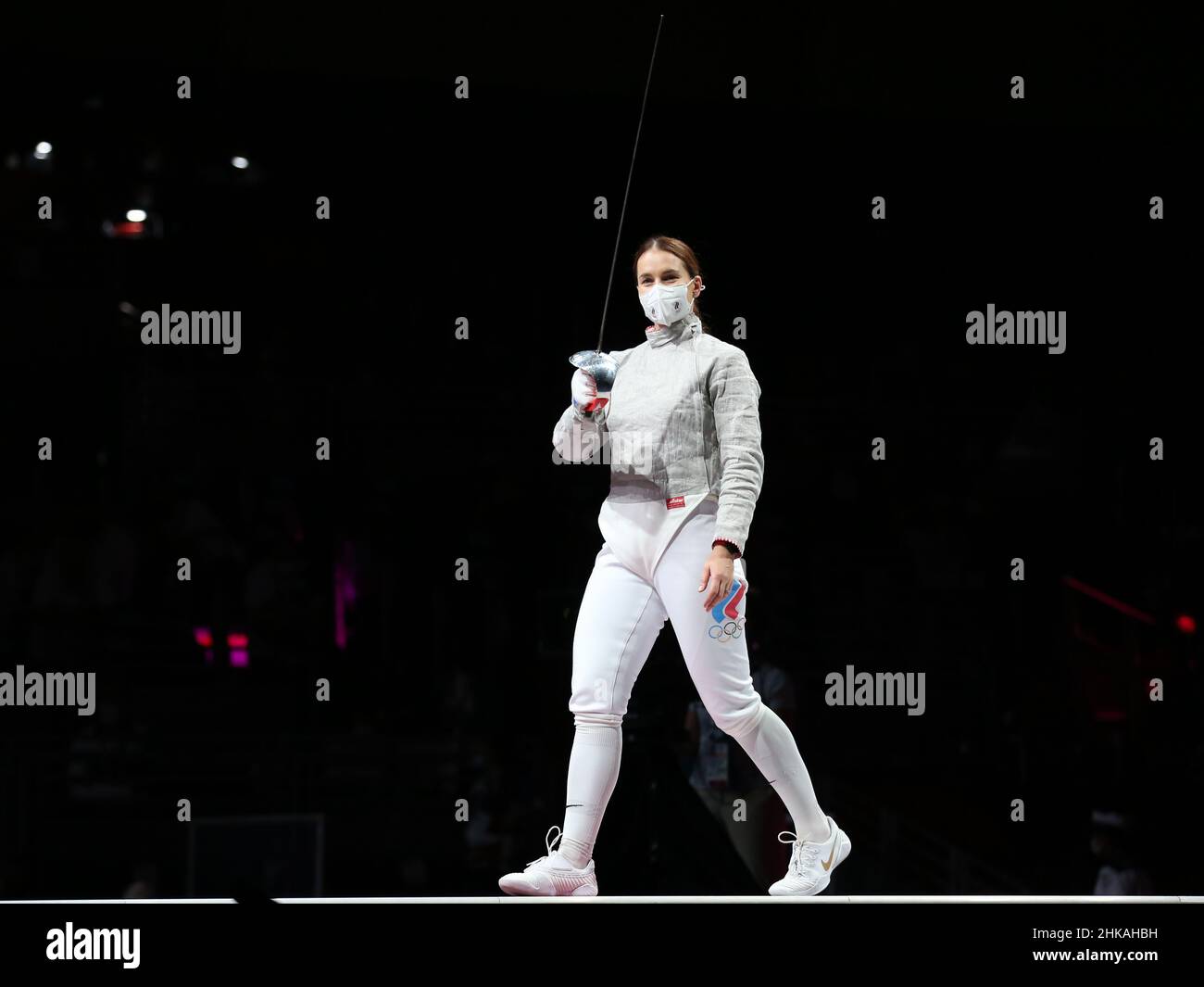 JULY 26th, 2021 - CHIBA, JAPAN: Sofiya Velikaya of the ROC in action ...