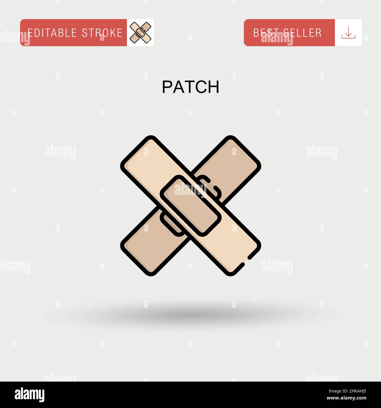 Black and white patch Stock Vector Images - Alamy