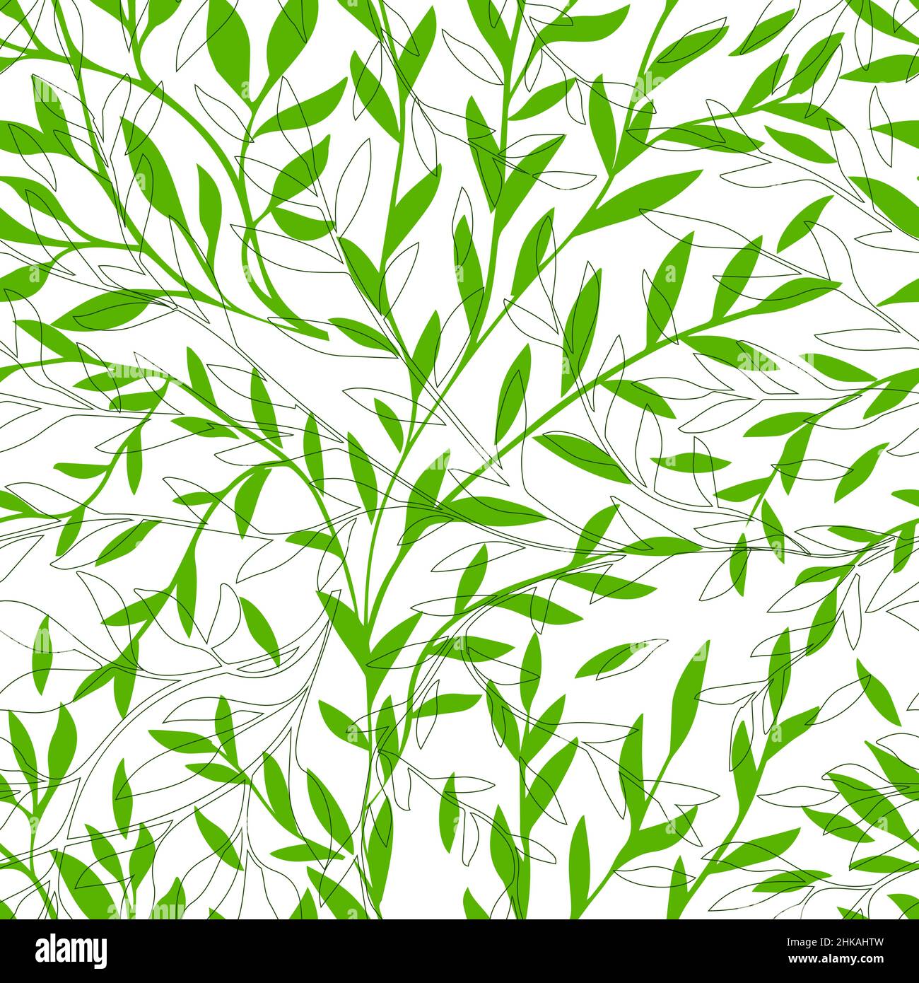 leaves background texture with hand drawn,flora vector,natural ...