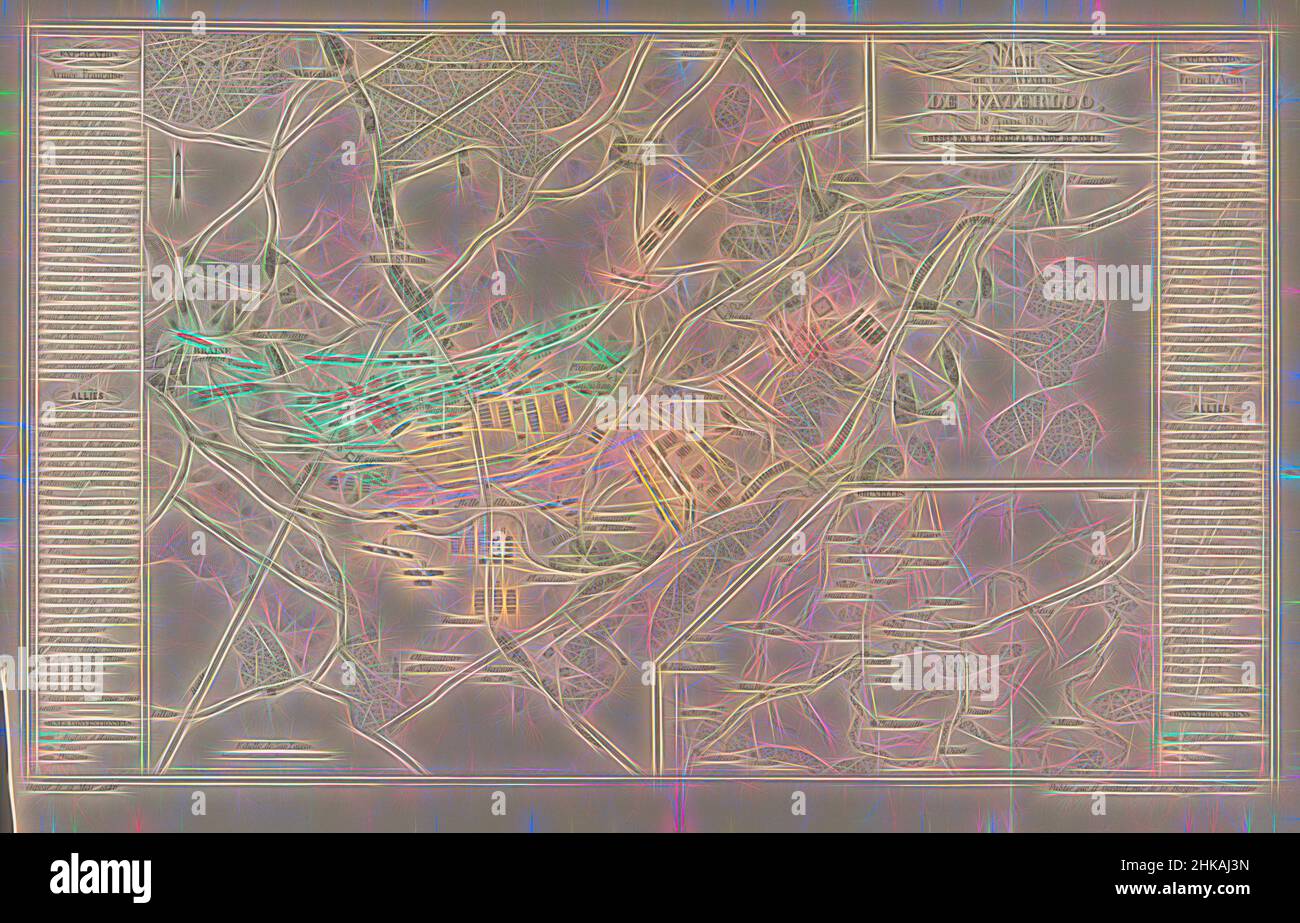 Plan de la bataille de waterloo hi-res stock photography and images - Alamy